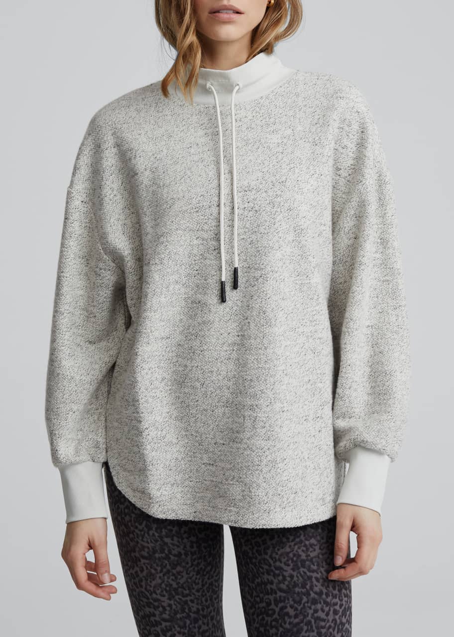 Varley Sullivan Drawstring-Collar Sweatshirt - Bergdorf Goodman