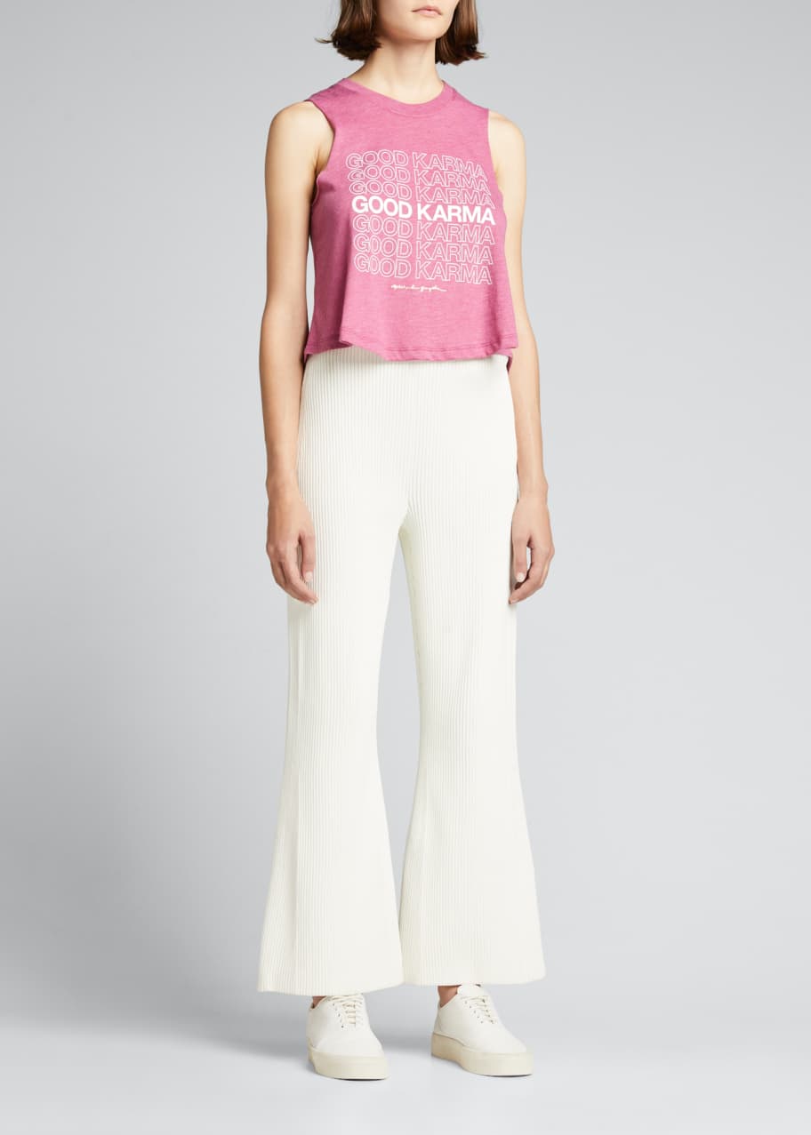 Spiritual Gangster Good Karma Crop Tank - Bergdorf Goodman