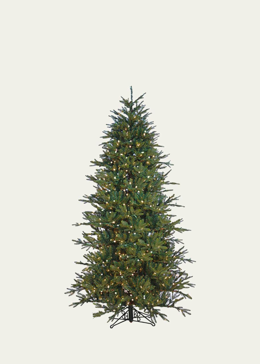 Barcana 9' Slim Alaskan Deluxe LED Prelit Christmas Tree - Bergdorf Goodman
