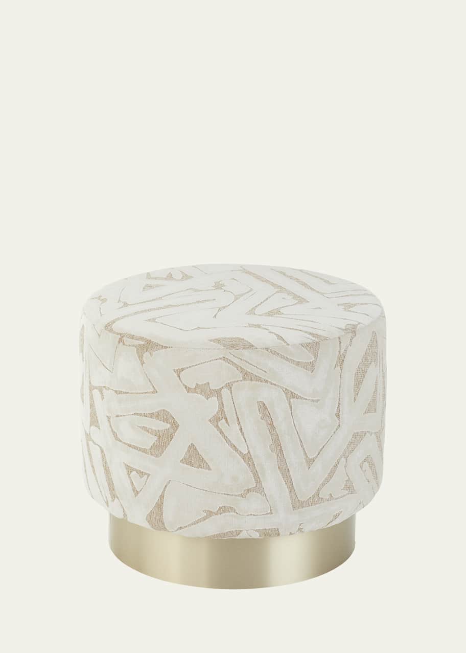 Arteriors Avalon Swivel Ottoman - Bergdorf Goodman