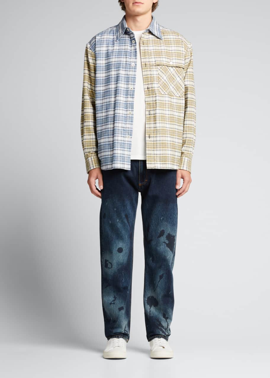 Marni Men's Found Objects Printed Jeans - Bergdorf Goodman