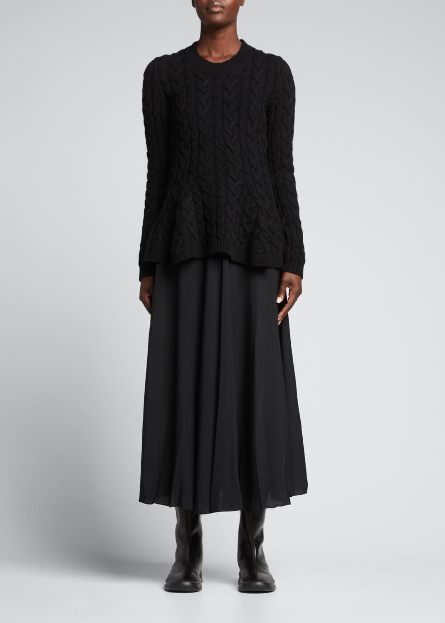 Brock Collection Tallulah Cashmere Peplum Sweater - Bergdorf Goodman