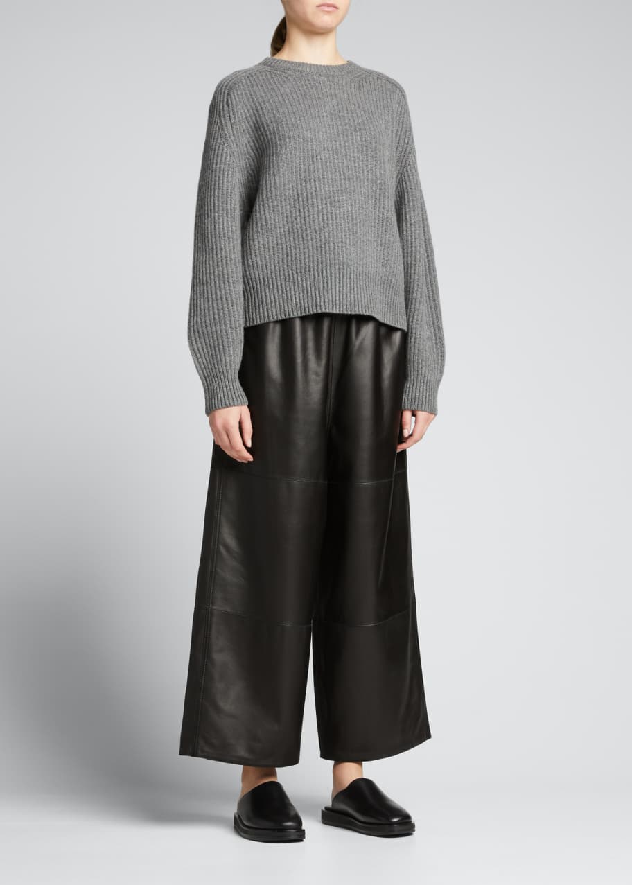 Co Ribbed Wool Cashmere Sweater Bergdorf Goodman