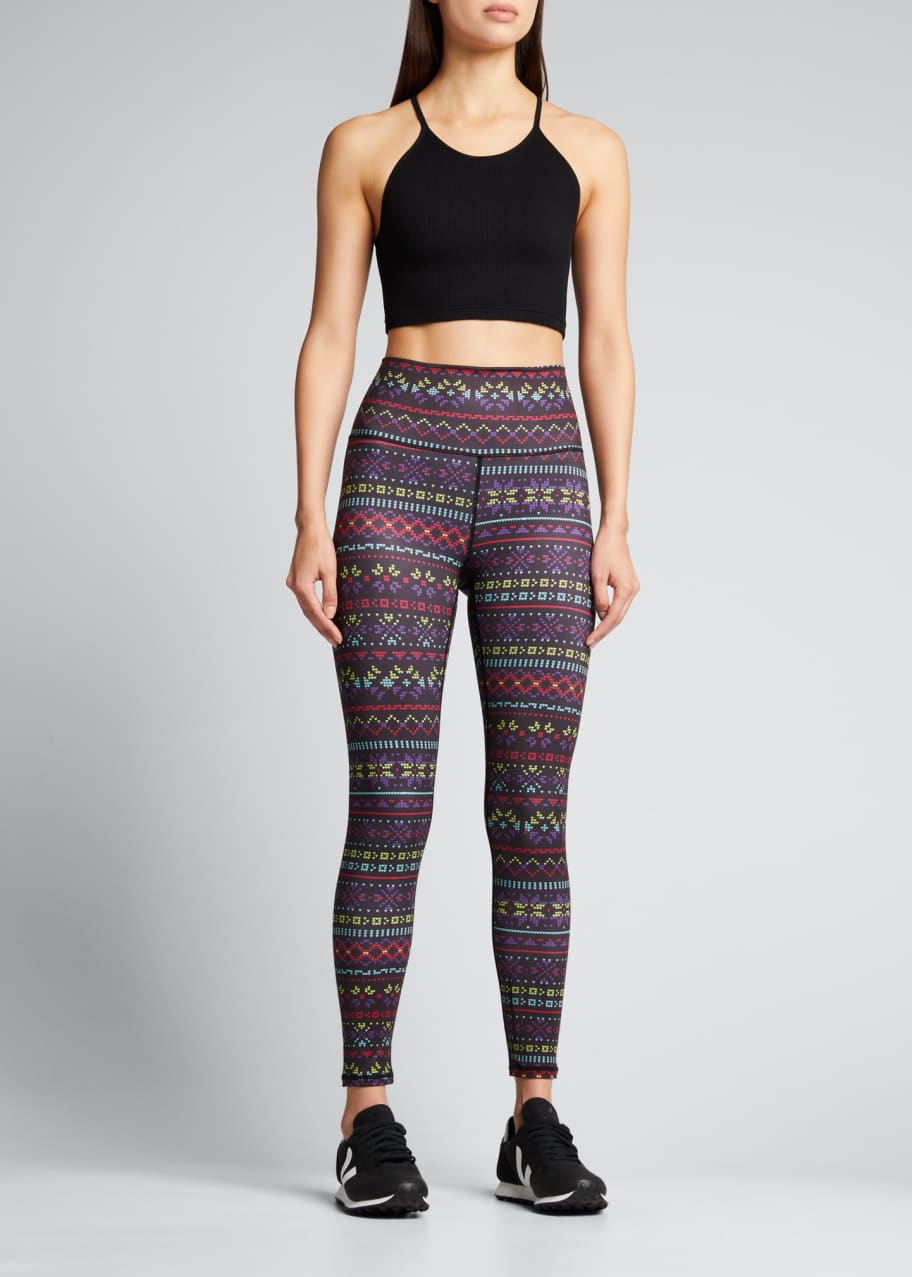 Terez TLC Neon Fair Isle Leggings - Bergdorf Goodman