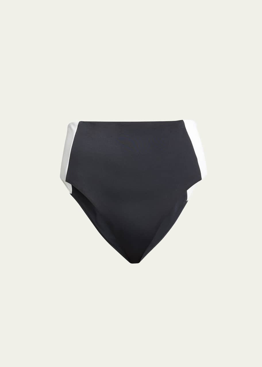 Veronica Beard Ormond Colorblock Bikini Bottoms - Bergdorf Goodman