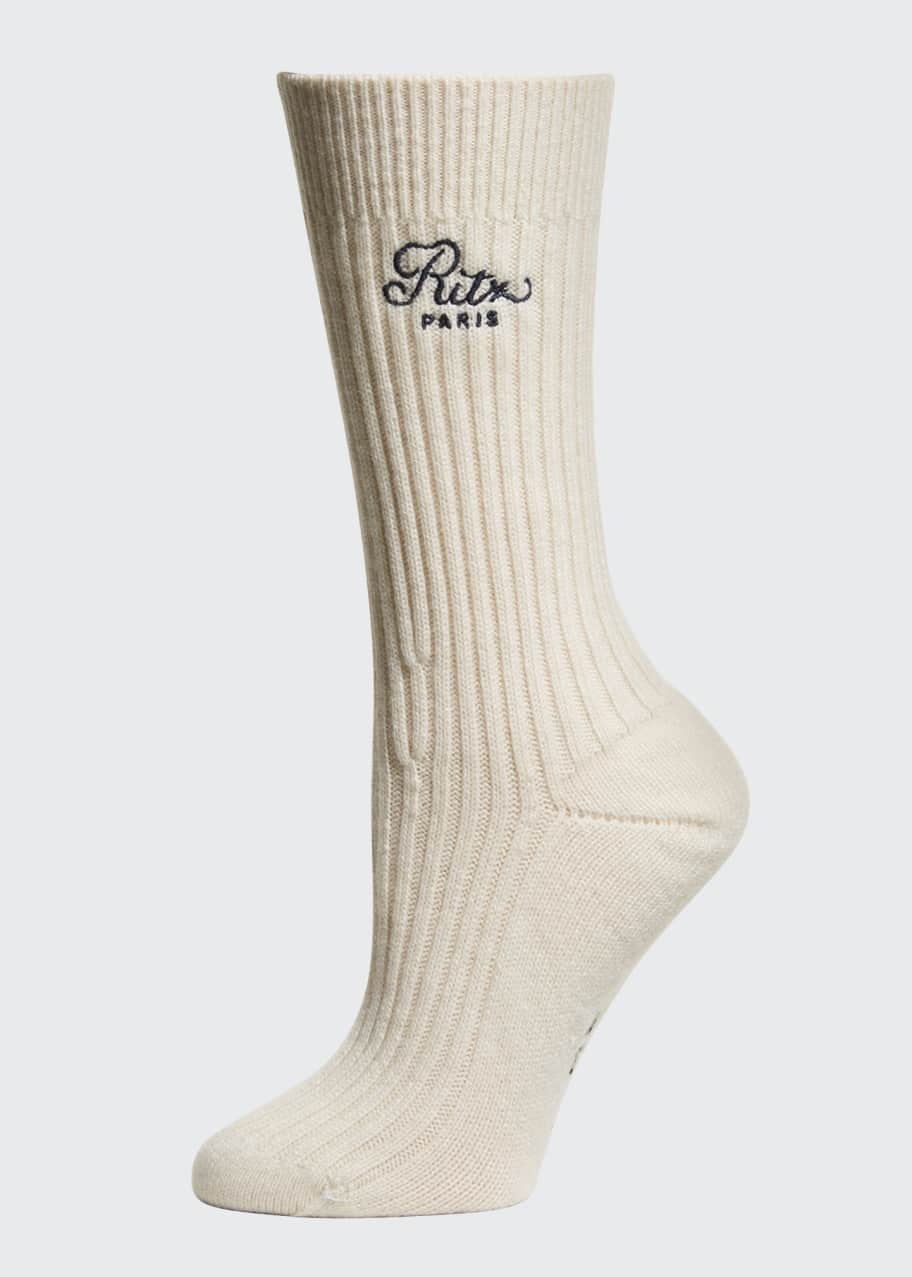 FRAME x Ritz Paris Cashmere Socks - Bergdorf Goodman