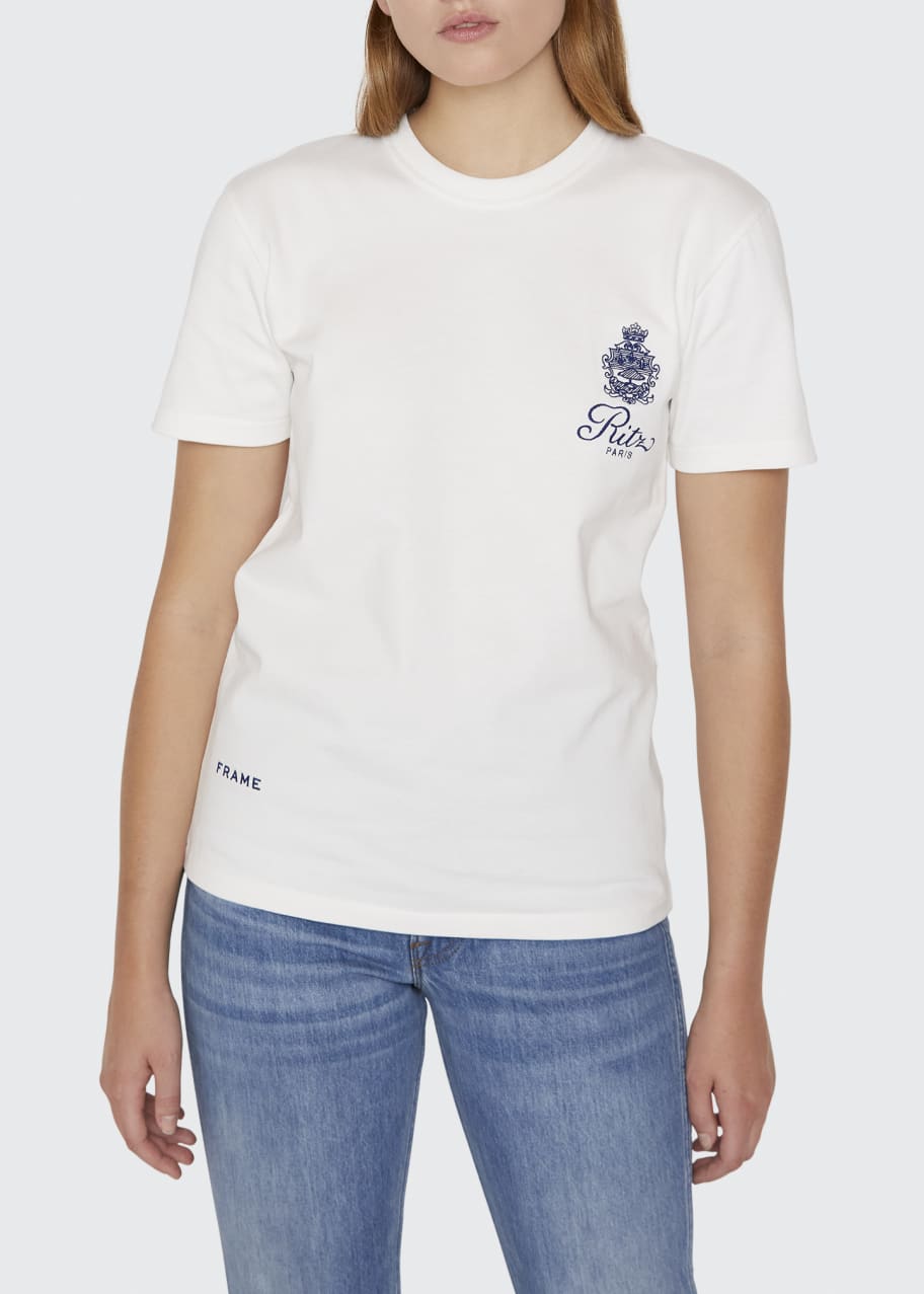 FRAME x Ritz Paris Logo Tee - Bergdorf Goodman