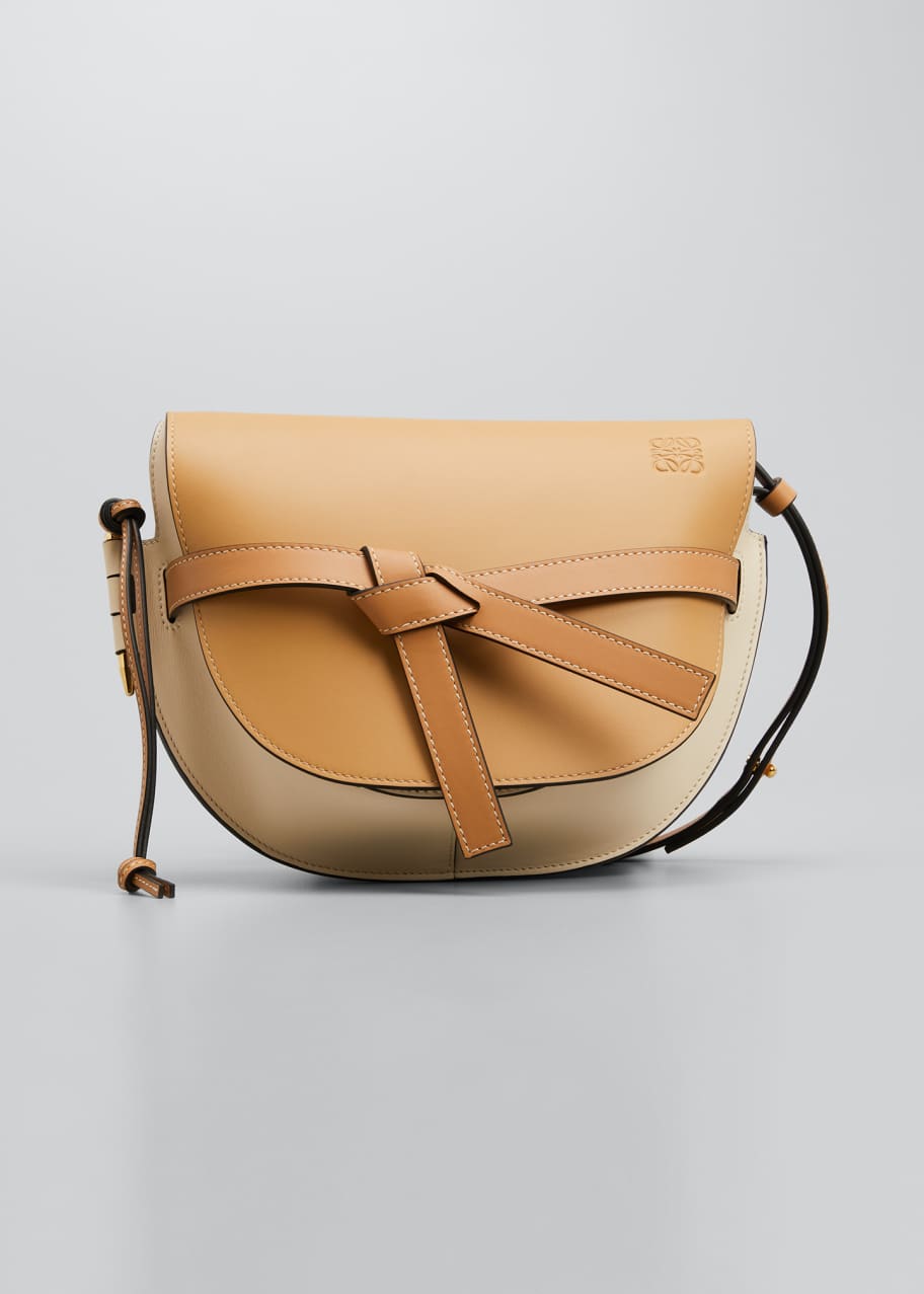 Loewe Gate Small Leather Saddle Crossbody Bag - Bergdorf Goodman