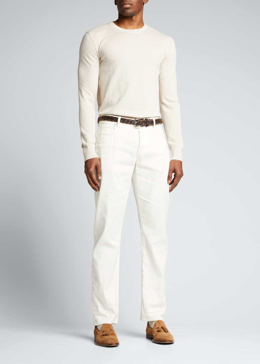 Ralph Lauren Purple Label Men's Textured Silk-Cashmere Sweater - Bergdorf Goodman