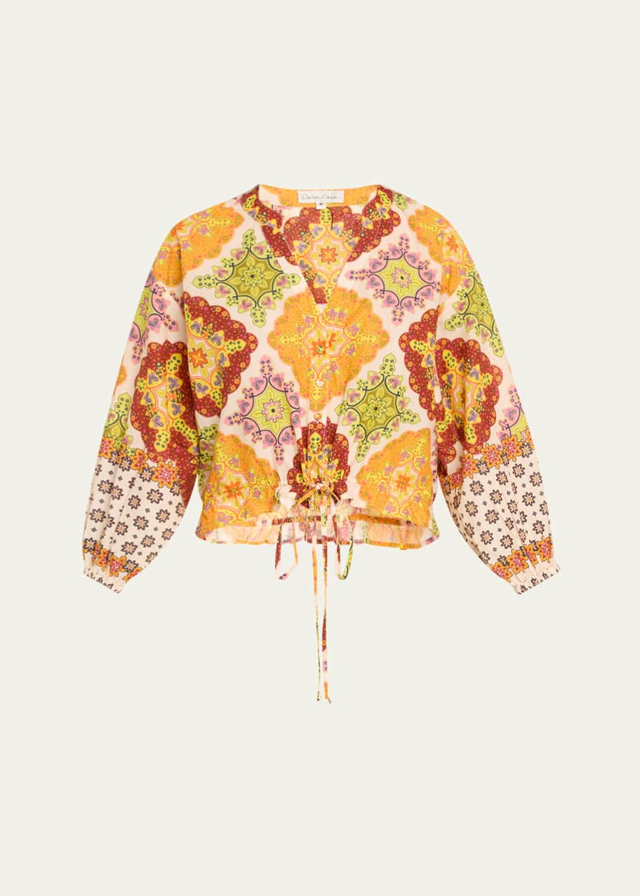 Cara Cara Perrin Button-Down Top - Bergdorf Goodman