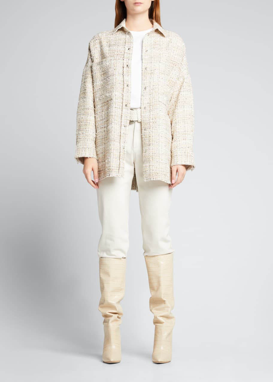 Iro Watali Tweed Shirt Jacket - Bergdorf Goodman