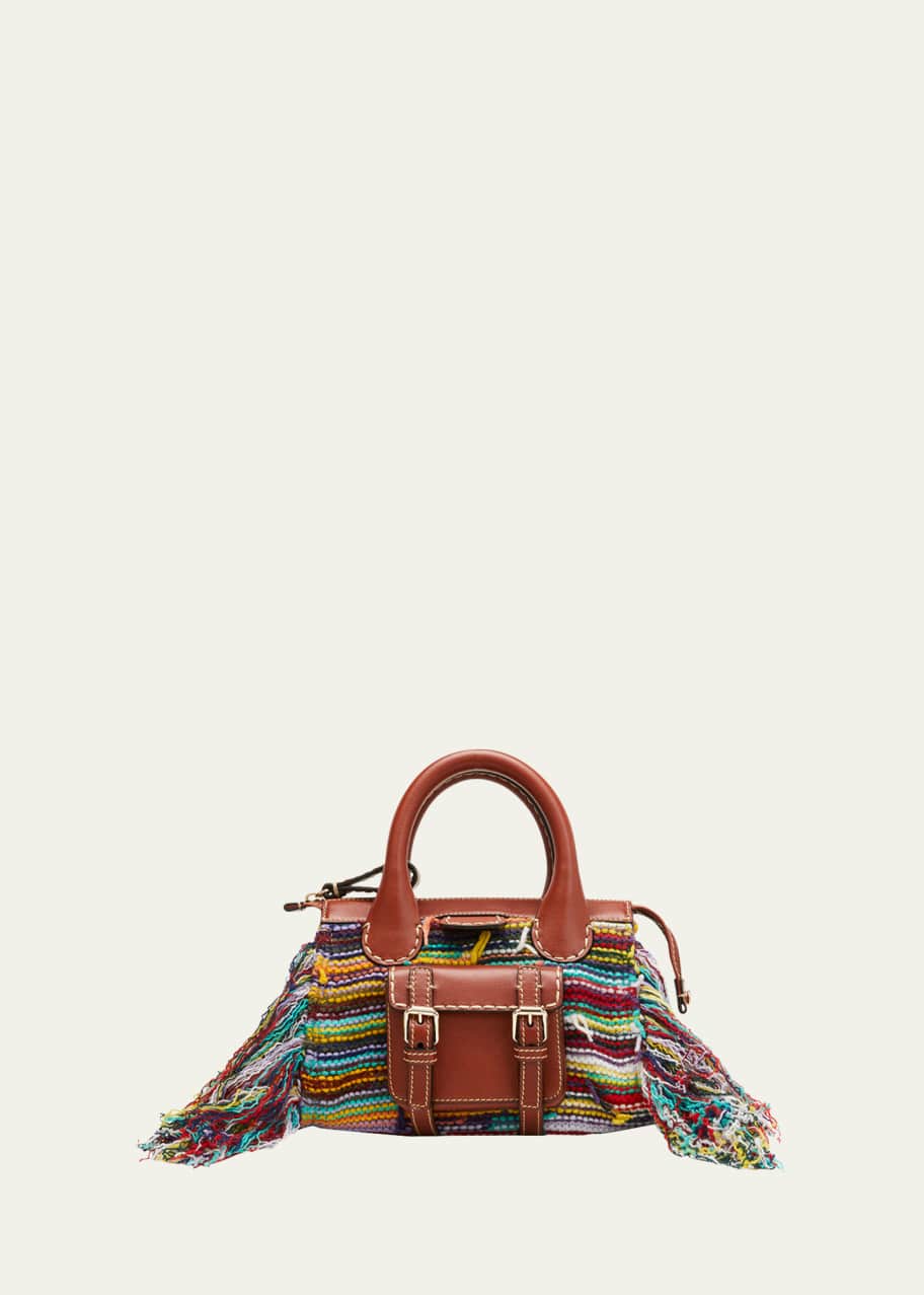 Chloe Edith Mini Recycled Cashmere Tote Bag - Bergdorf Goodman