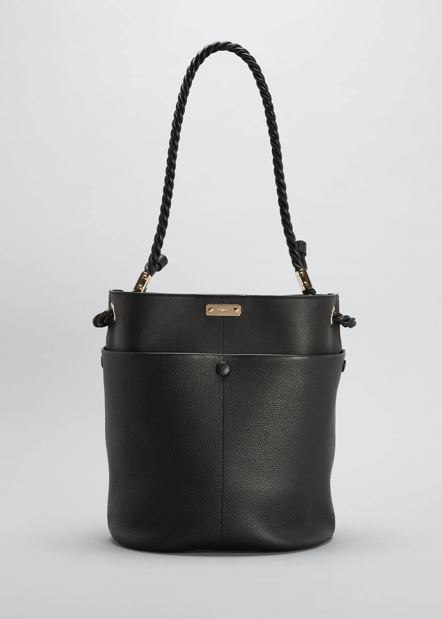 Chloe Key Calf Leather Bucket Bag - Bergdorf Goodman