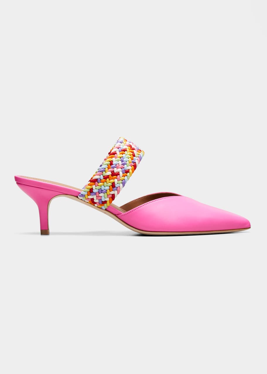 Malone Souliers Maisie Multicolored Napa Mules - Bergdorf Goodman