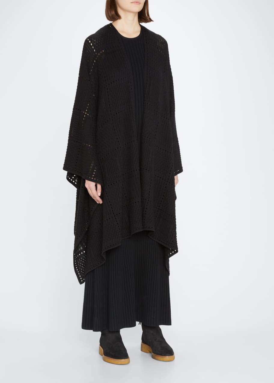 Chloe Long Sheer Wool-Cashmere Shawl - Bergdorf Goodman