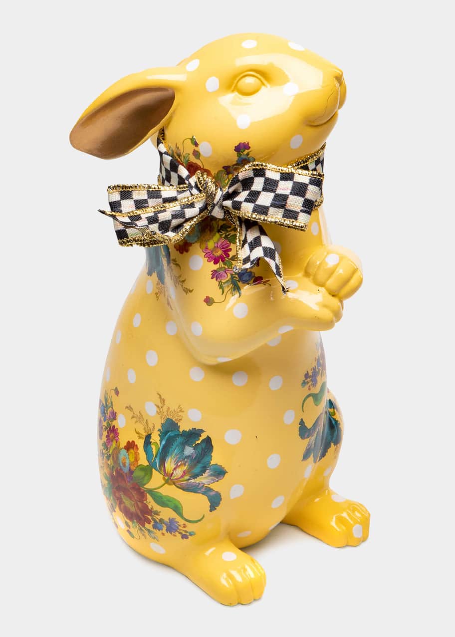 MacKenzie-Childs Florabunda Easter Bunny in Yellow - Bergdorf Goodman
