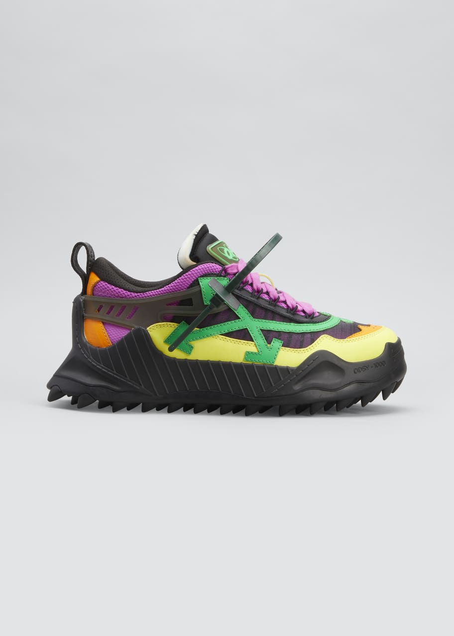 Off-White Odsy 1000 Colorblock Trainer Sneakers - Bergdorf Goodman