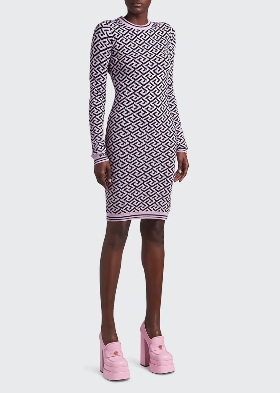 Versace Greca Signature Dress - Bergdorf Goodman