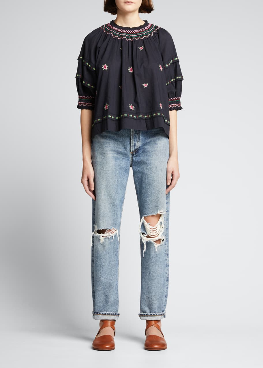 The Great The Folklore Top - Bergdorf Goodman