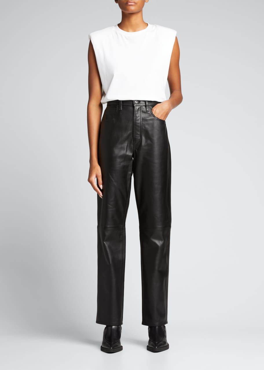 SLVRLAKE Leather London Pants - Bergdorf Goodman
