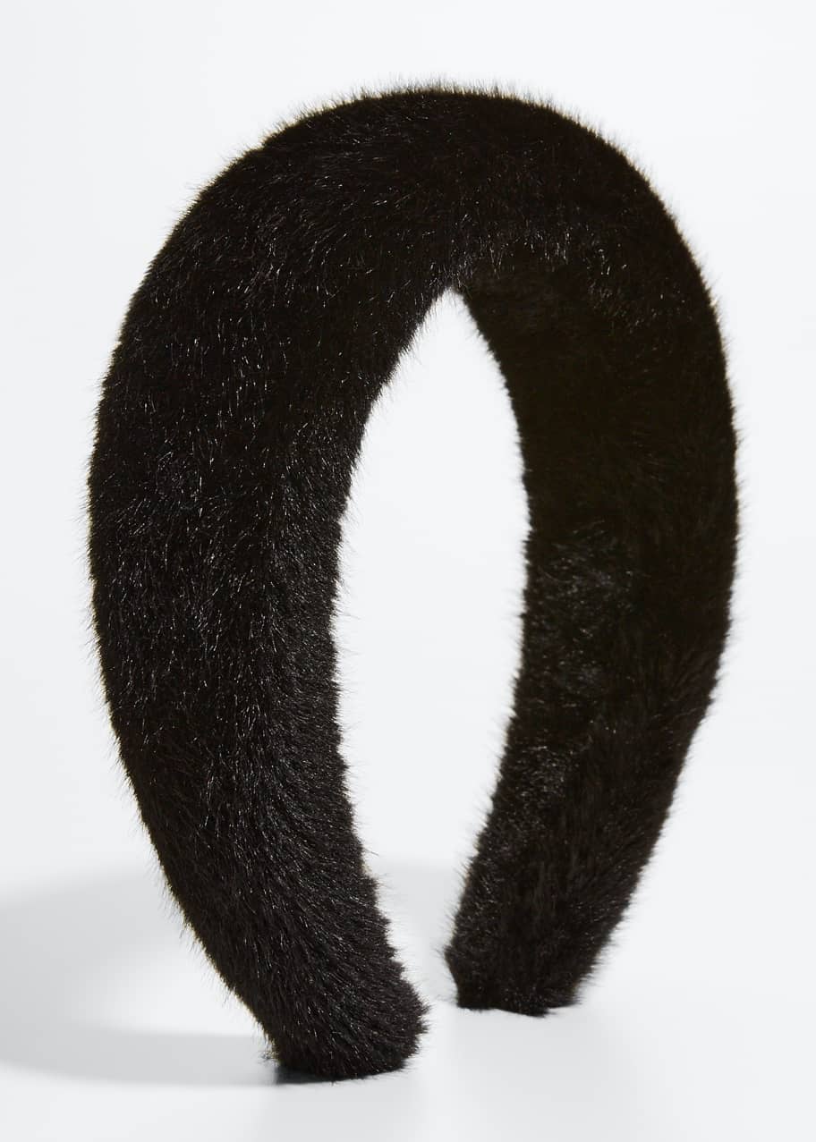Surell Accessories Padded Faux Fur Headband - Bergdorf Goodman