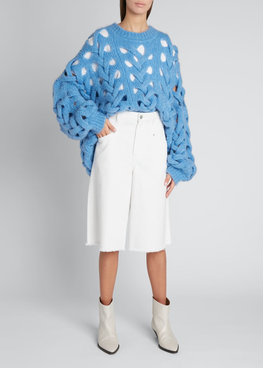 Isabel Marant Oversized Openwork Sweater - Bergdorf Goodman