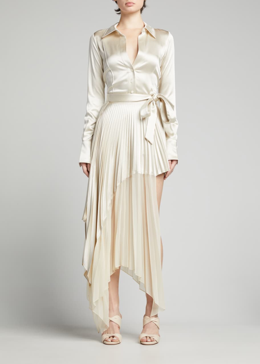 Peter Do Silk Skinny Shirt - Bergdorf Goodman