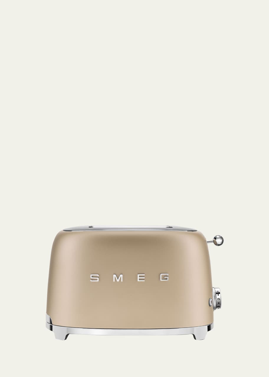 Smeg Two-Slice Toaster, Matte Champagne - Bergdorf Goodman