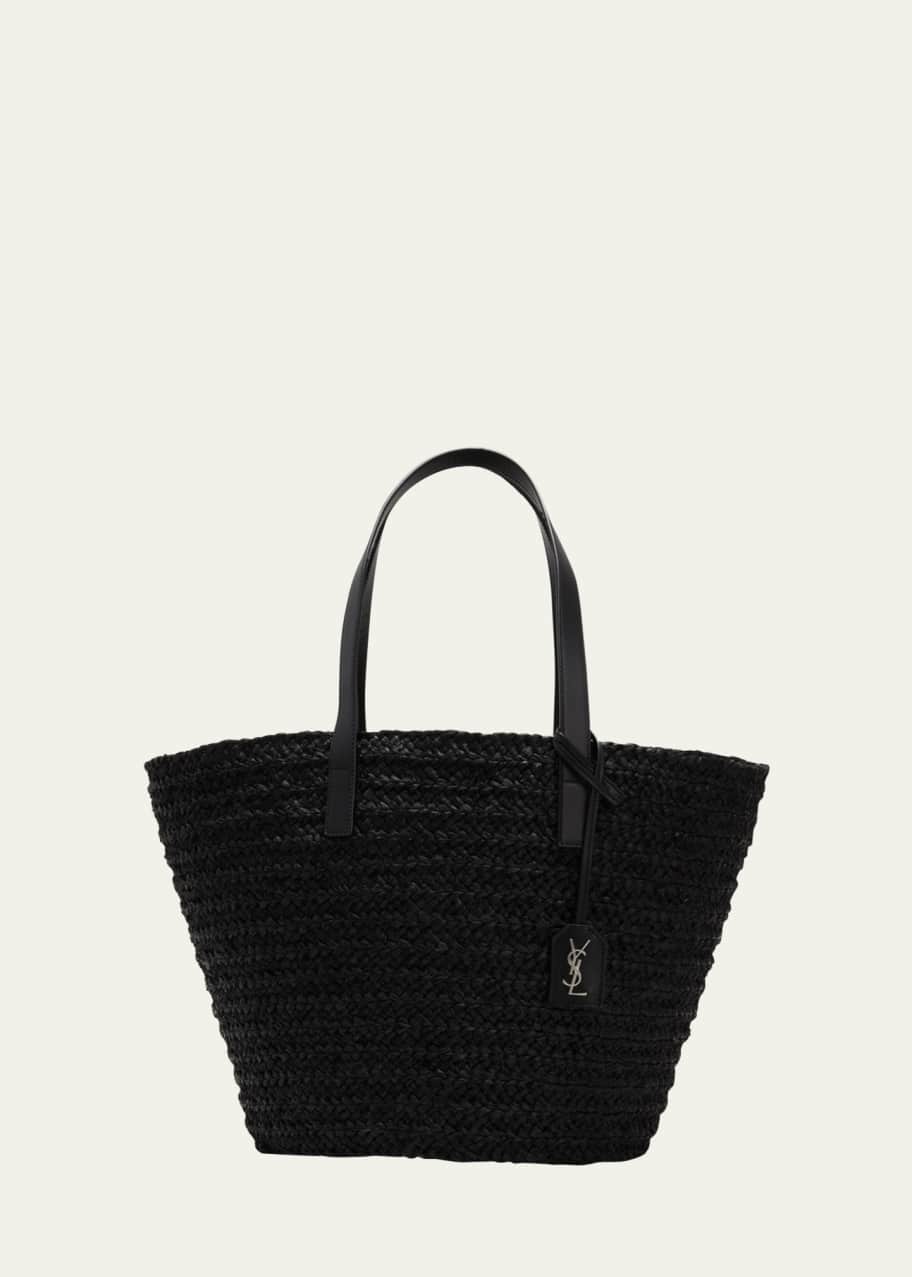 Saint Laurent YSL Basket Raffia Tote Bag - Bergdorf Goodman