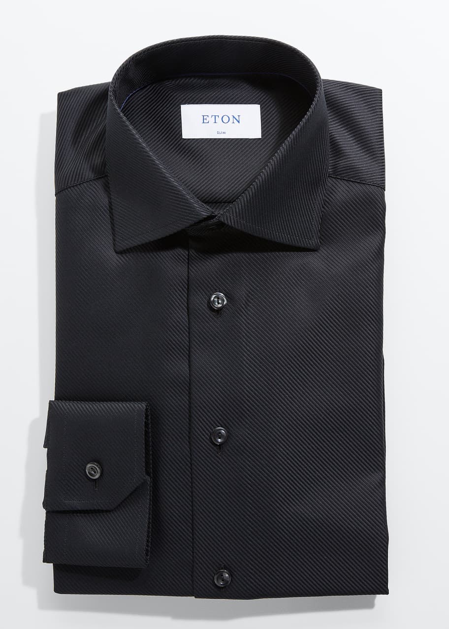Eton Men's Slim Fit Textured Dress Shirt - Bergdorf Goodman