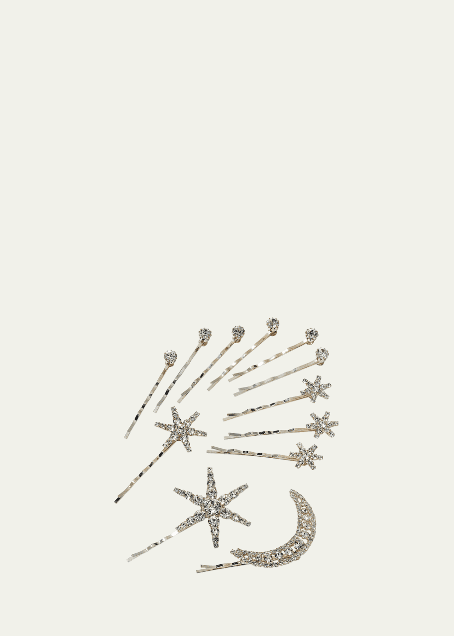 Jennifer Behr Supernova Crystal Bobby Pins, Set of 12 - Bergdorf Goodman