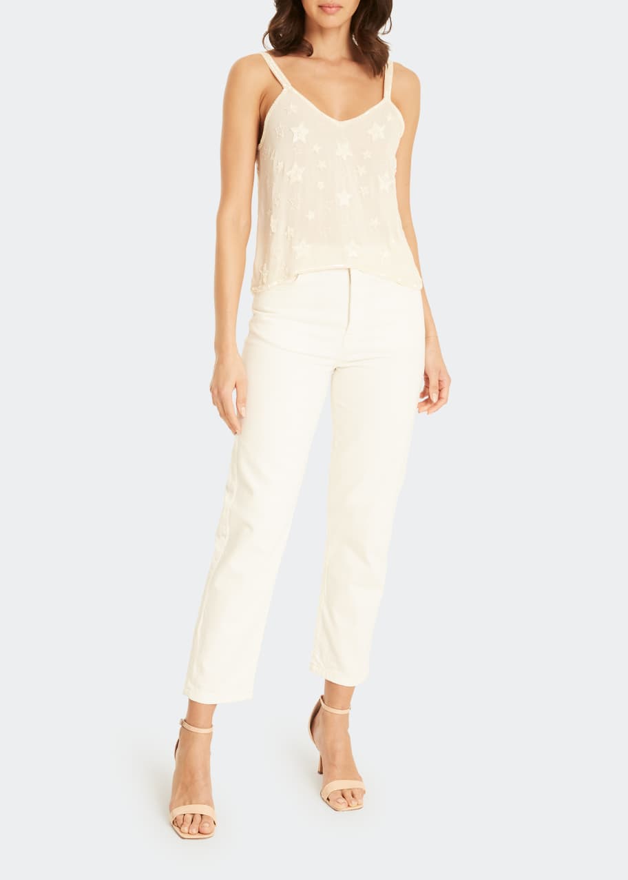 Secret Mission Darcy Embroidered Star Cami Top - Bergdorf Goodman