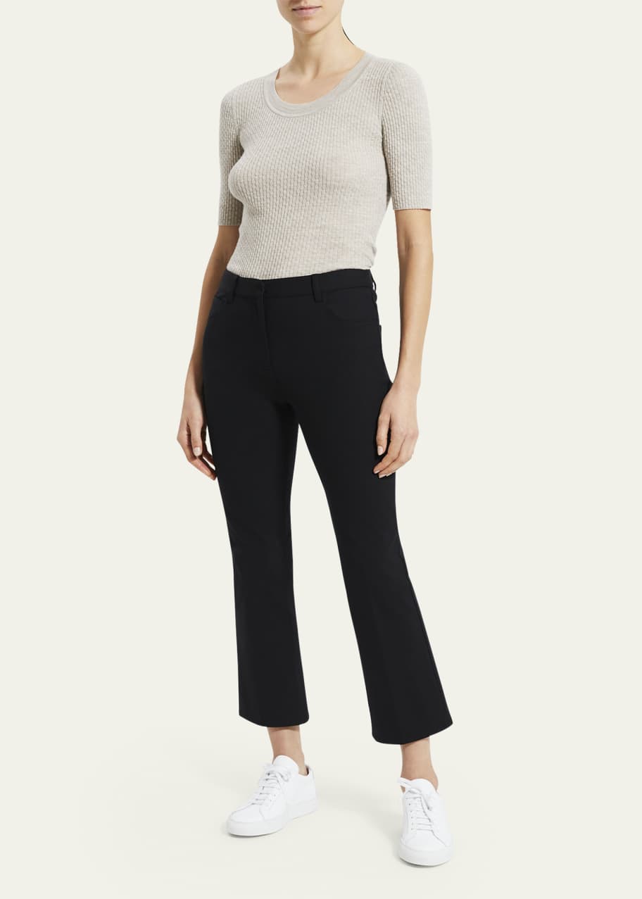 Theory 5-Pocket Kick Pants - Bergdorf Goodman