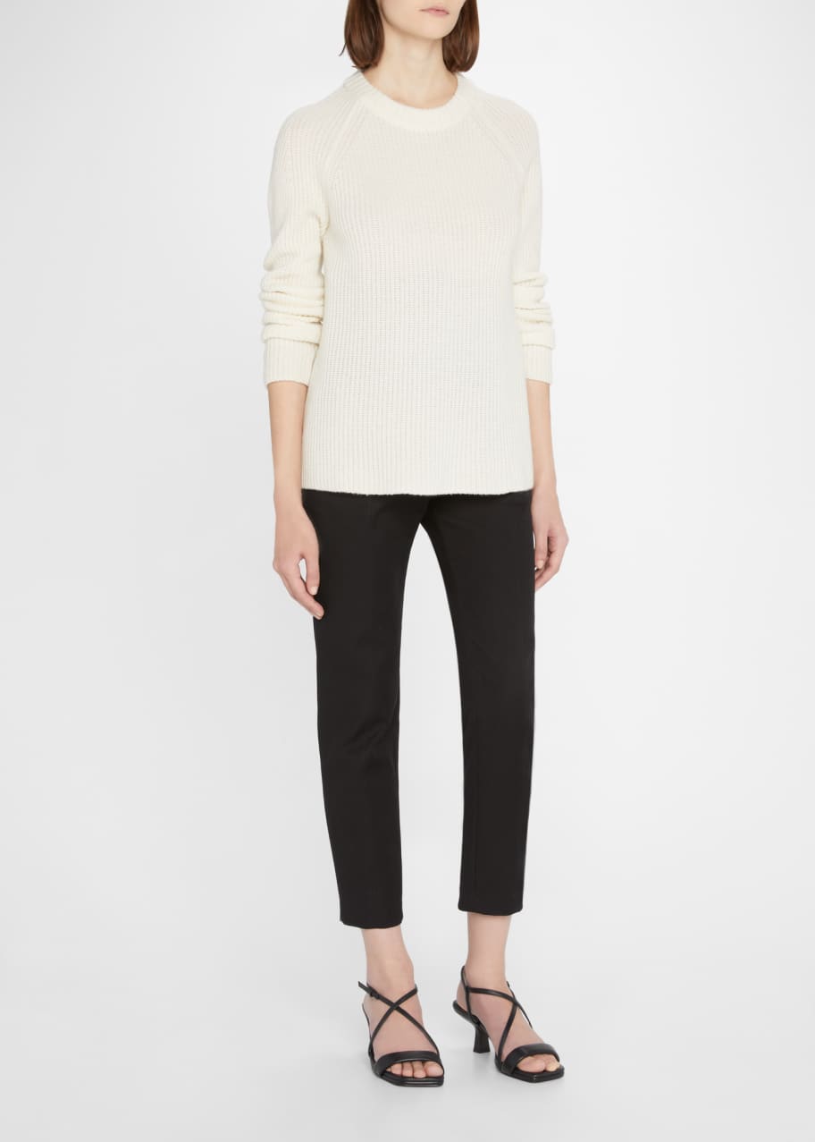 Vince Shaker Rib-Knit Cashmere Top - Bergdorf Goodman