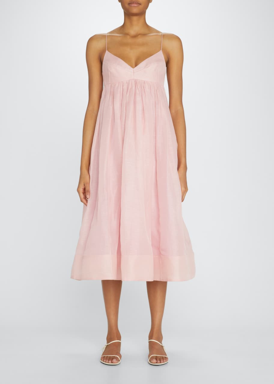 Zimmermann Dancer Empire-Waist Dress - Bergdorf Goodman