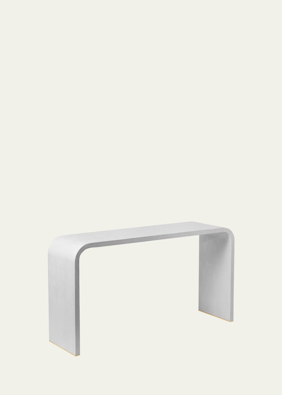 AERIN Faux Shagreen Console Table - Bergdorf Goodman