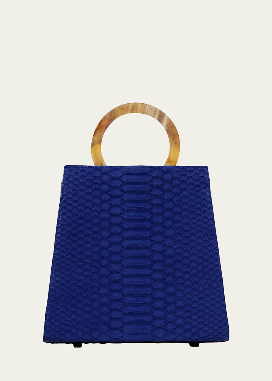 ADRIANA CASTRO Azza Python Top-Handle Bag - Bergdorf Goodman