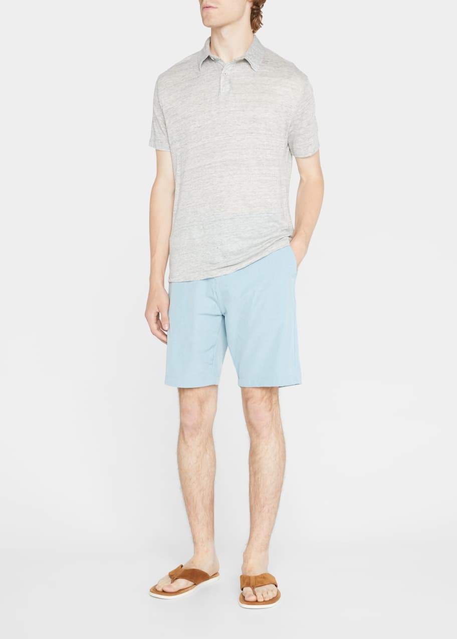Onia Men's Linen Polo Shirt - Bergdorf Goodman