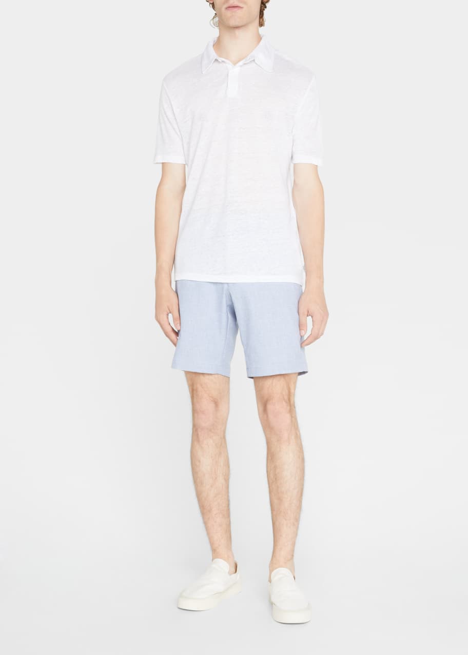 Onia Men's Linen Polo Shirt - Bergdorf Goodman