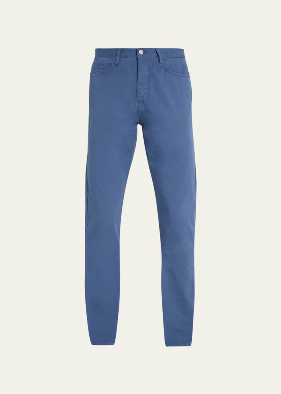 Trunk Men's 5-Pocket Stretch Cotton Button-Front Trousers - Bergdorf ...