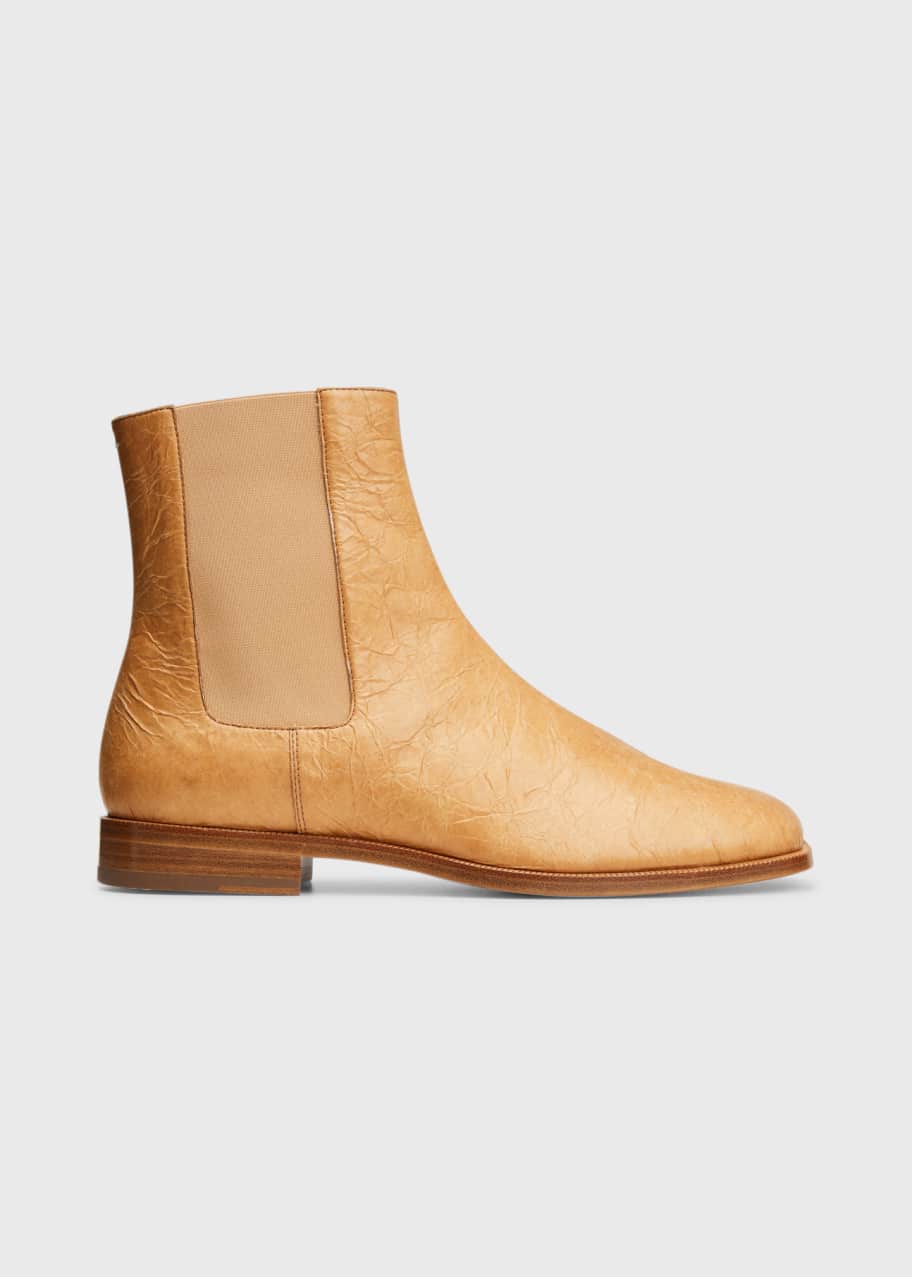 Maison Margiela Men's Leather Tabi Split-Toe Chelsea Boots - Bergdorf ...