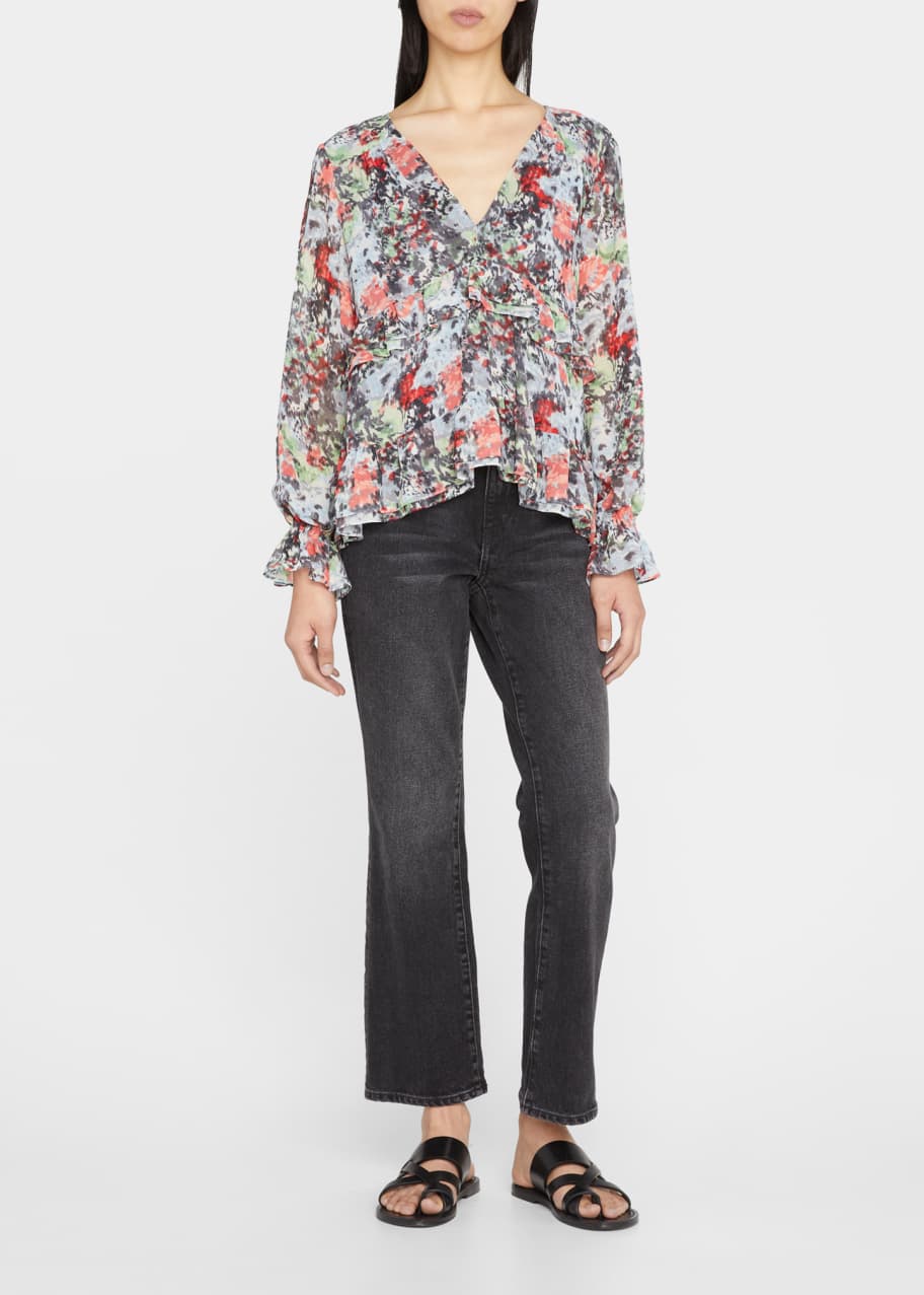 Cinq a Sept Prina Ruffle Top - Bergdorf Goodman