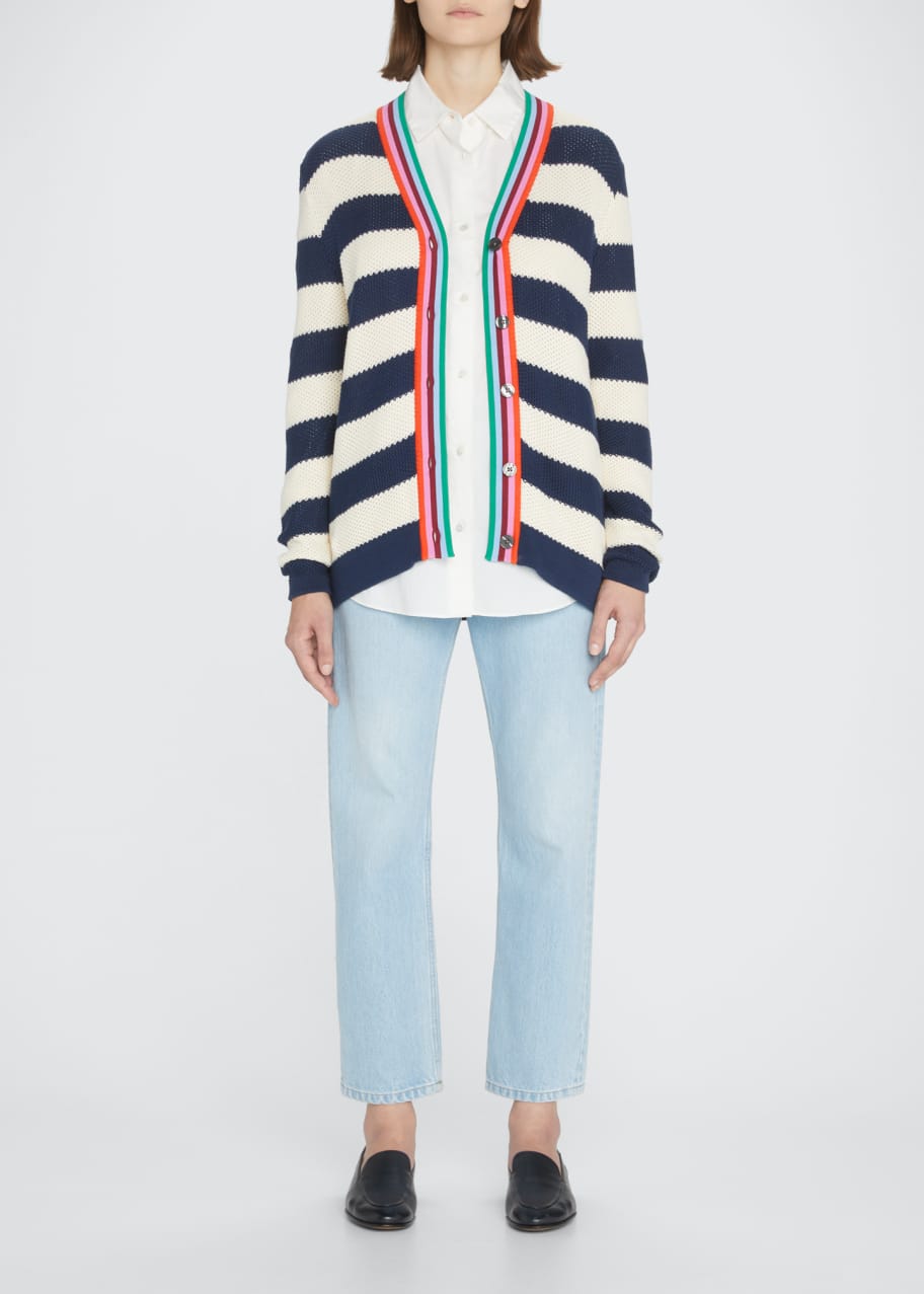 Kule The Raven Striped Cardigan - Bergdorf Goodman