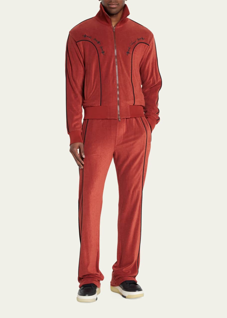 Amiri Men's Western Jersey Track Pants - Bergdorf Goodman