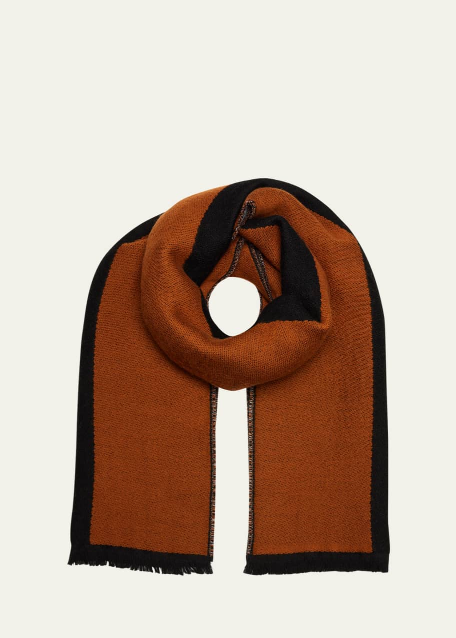 ZEGNA Men's Wool Signifier Scarf - Bergdorf Goodman