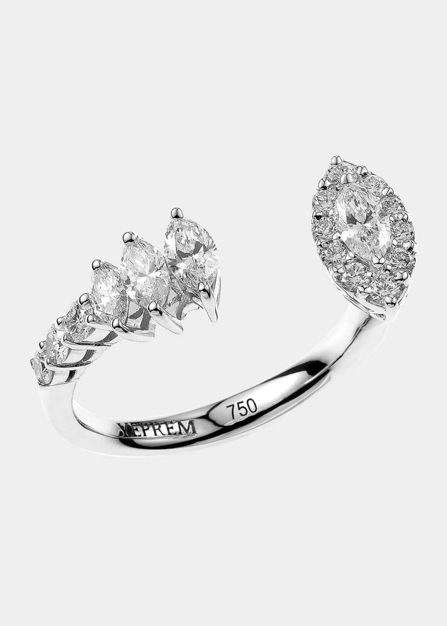 Yeprem Open Diamond Ring in White Gold - Bergdorf Goodman