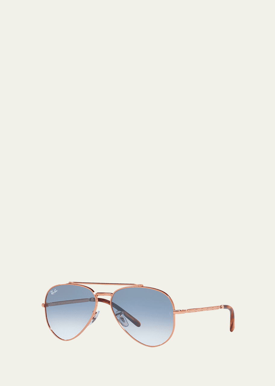 Ray-Ban Gradient Metal Aviator Sunglasses - Bergdorf Goodman