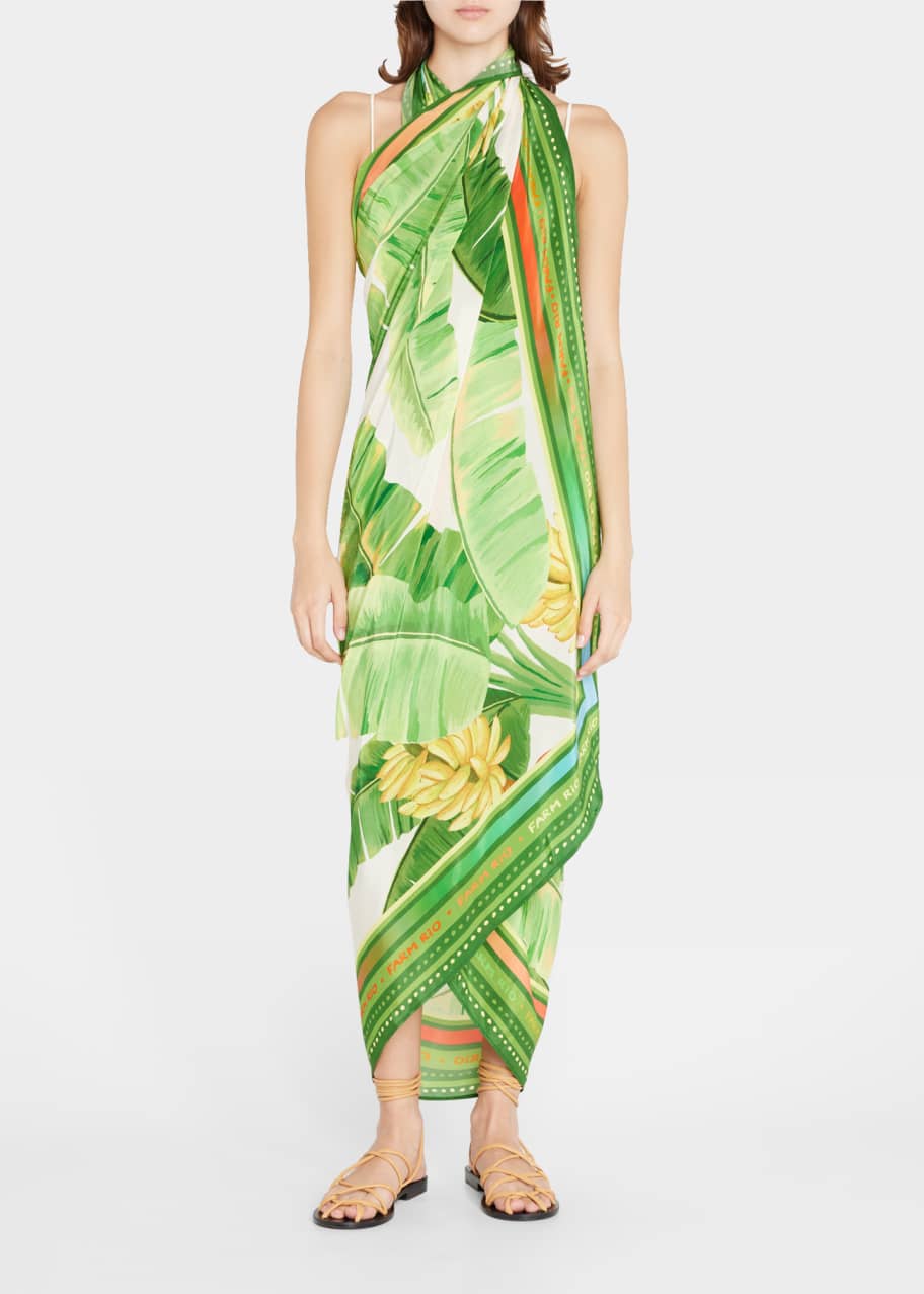 Farm Rio Fresh Forest Pareo Coverup - Bergdorf Goodman
