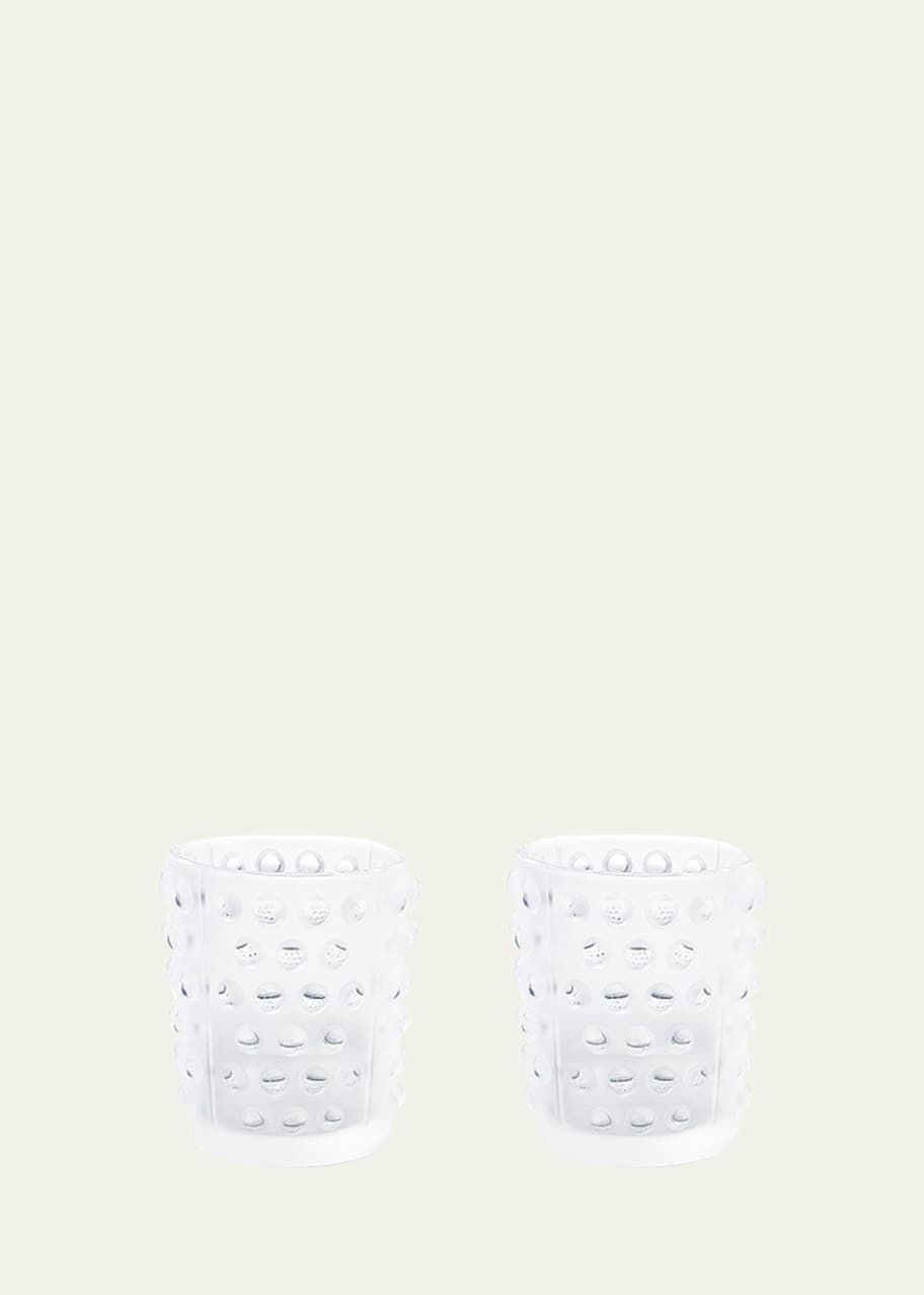 Lalique Mossi Crystal Votive Candleholders, Set of 2 - Bergdorf Goodman
