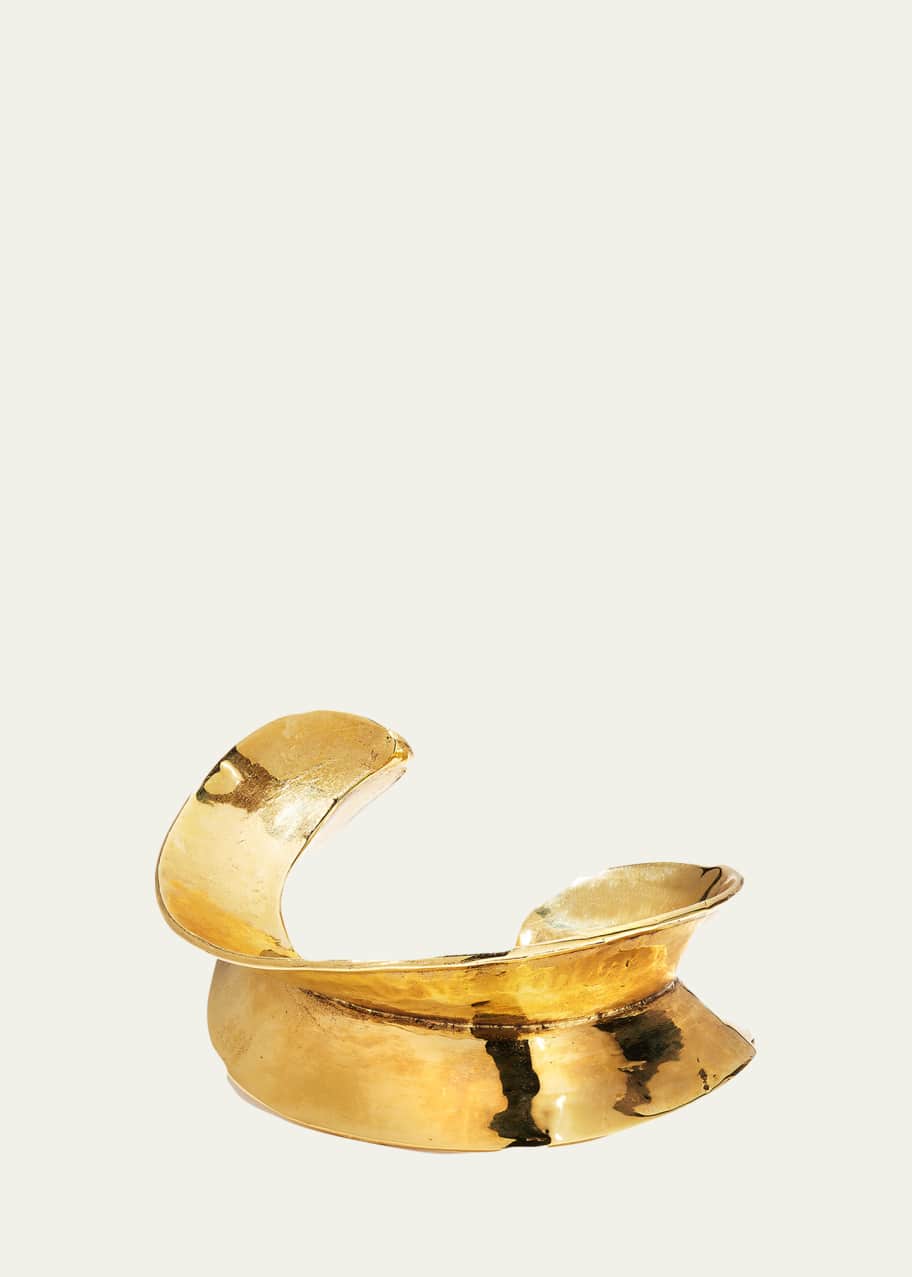Saint Laurent Sculpted Curve Cuff Bracelet - Bergdorf Goodman
